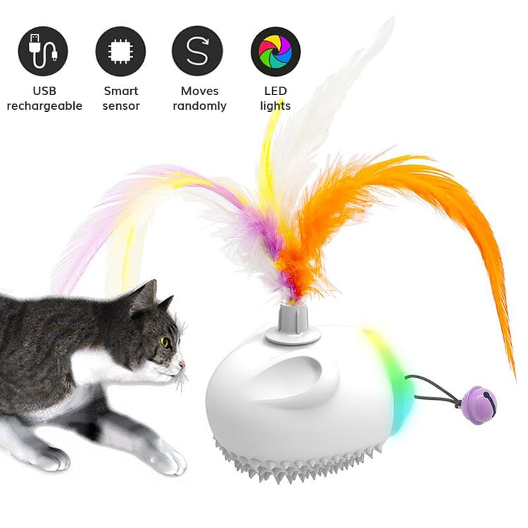Smart Teaser Cat Toy | Interactive Cat Toys | Catastic