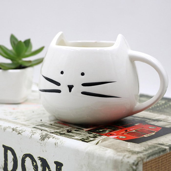 Ceramic Cat Coffee Mug For Cat Lovers | Catastic