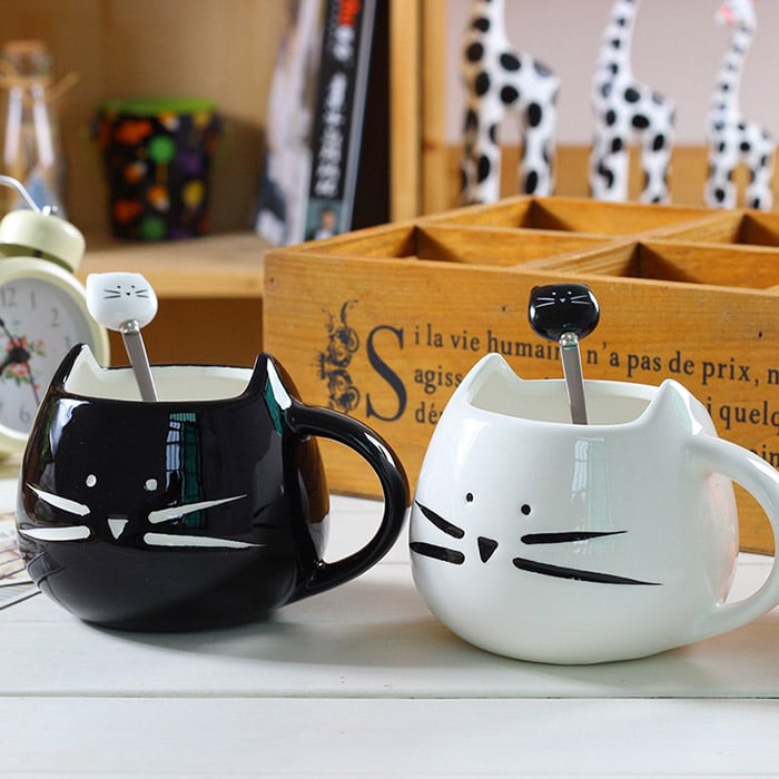 Ceramic Cat Coffee Mug For Cat Lovers | Catastic